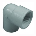 Genova 90 Degrees Solvent X Threaded Elbow PVC 02301 2400HA | Zoro